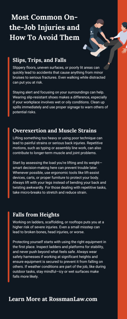 Most Common On-the-Job Injuries and How To Avoid Them